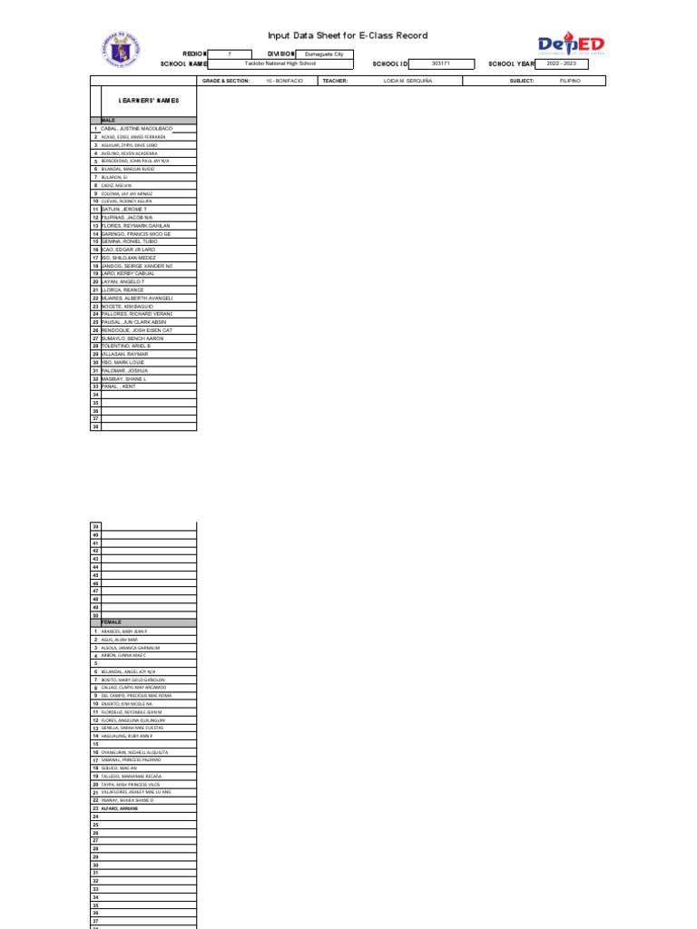 10 Bonifacio 2022 2023 | PDF