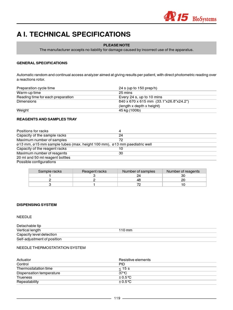 A I. Technical Specifications: Please Note | PDF | Insulator ...