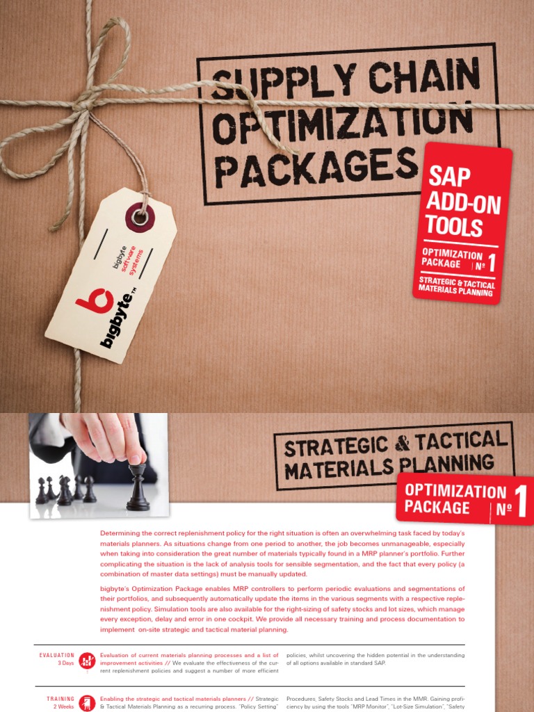 Strategical Tactical Material Planning | PDF | Simulation | Enterprise ...