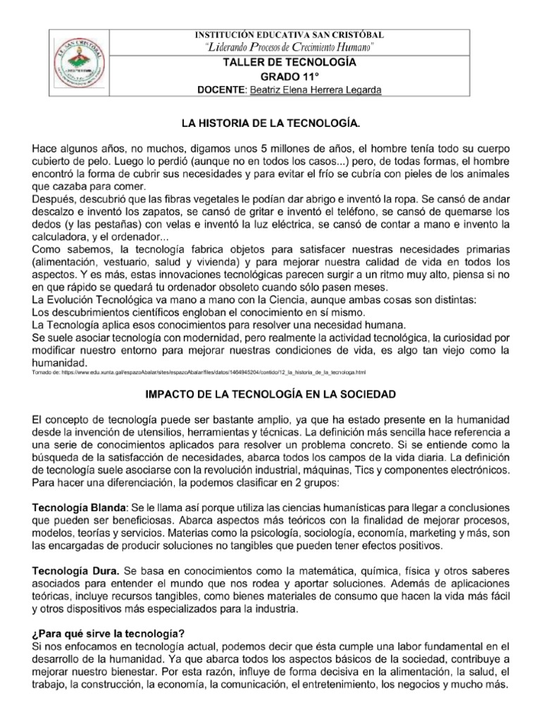 Guia para 9 de Tecnologia | PDF