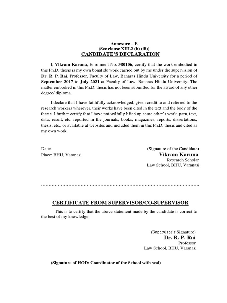 02 Declaration | PDF