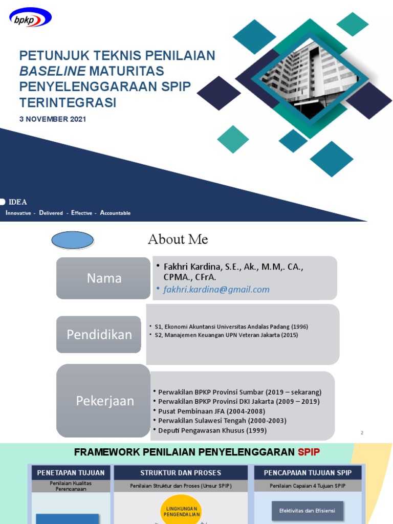 Baseline Spip Terintegrasi 2021 | PDF | Pengelolaan Keuangan & Uang | Teknologi & Rekayasa