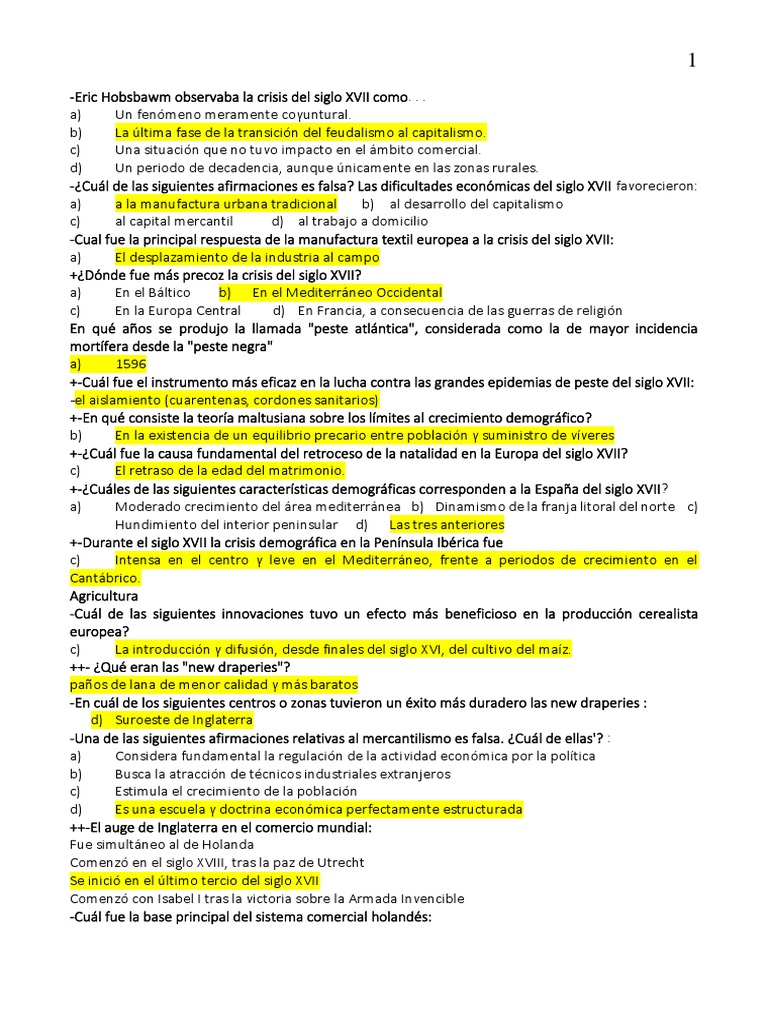 Test Baja Edad Moderna | PDF | Era de iluminacion | Oliver Cromwell