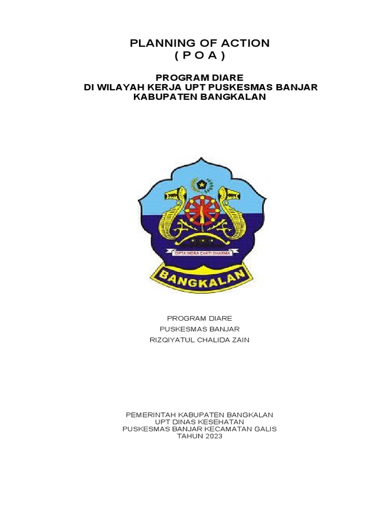 Program Diare Puskesmas Banjar 2023 | PDF