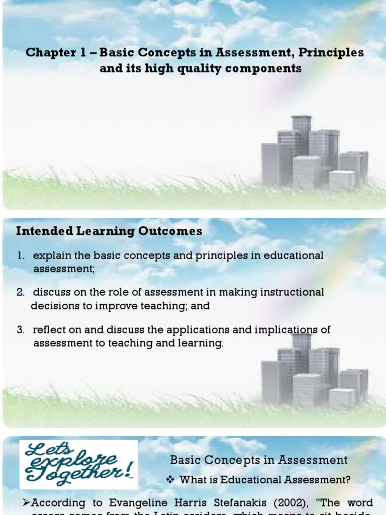 Chapter 1 Lecturette | Download Free PDF | Educational Assessment ...