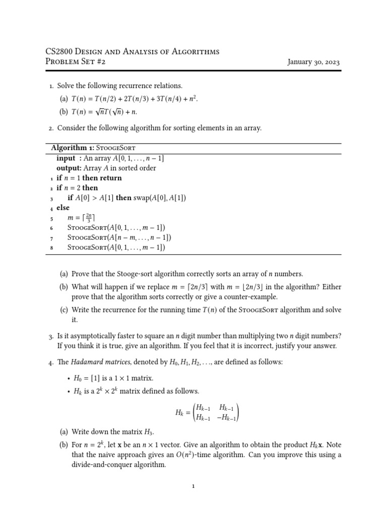 Ps 2 | PDF | Matrix (Mathematics) | Matrix Theory