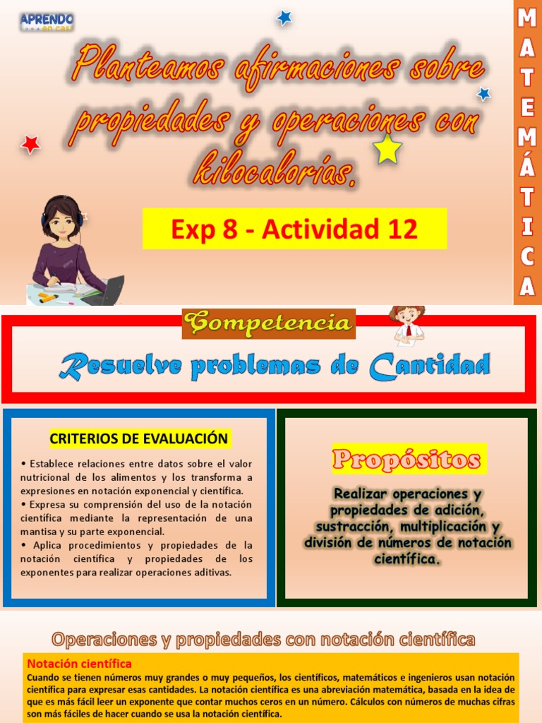 Exp 8 Act 12 Cuarto PDF | PDF | Exponenciación | Álgebra abstracta