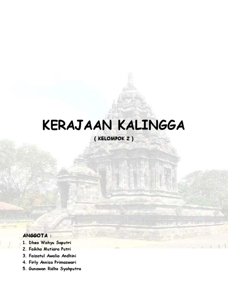 Kerajaan Kalingga | PDF | Perjalanan | Sejarah