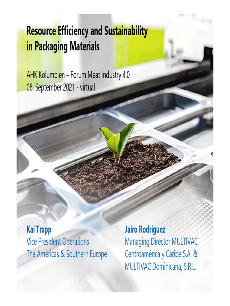 MULTIVAC - Sustainable Solutions - AHK Colombia | PDF | Sustainability ...
