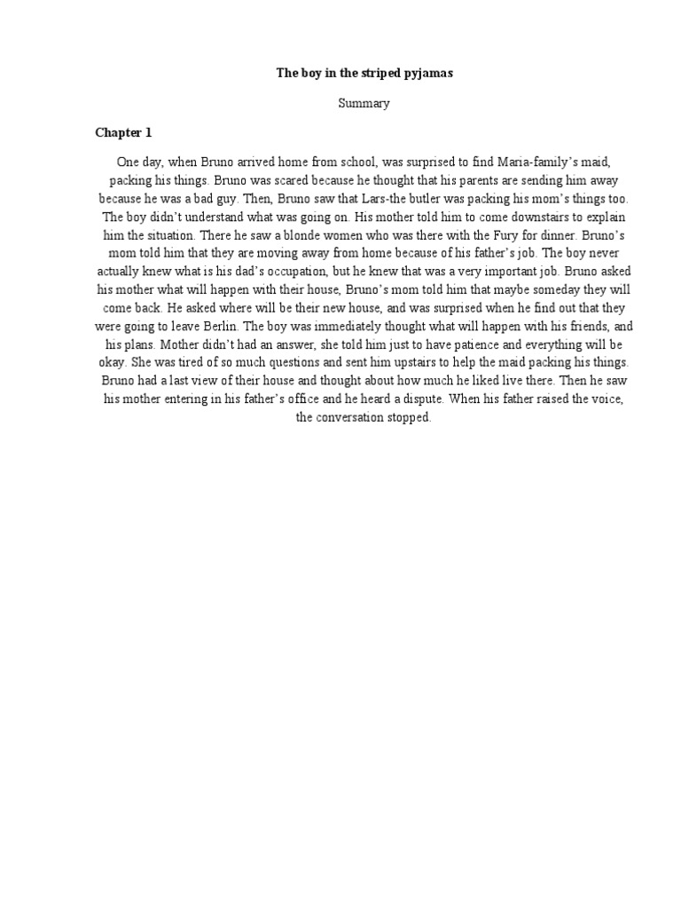 The Boy in The Striped Pyjamas 2 | PDF
