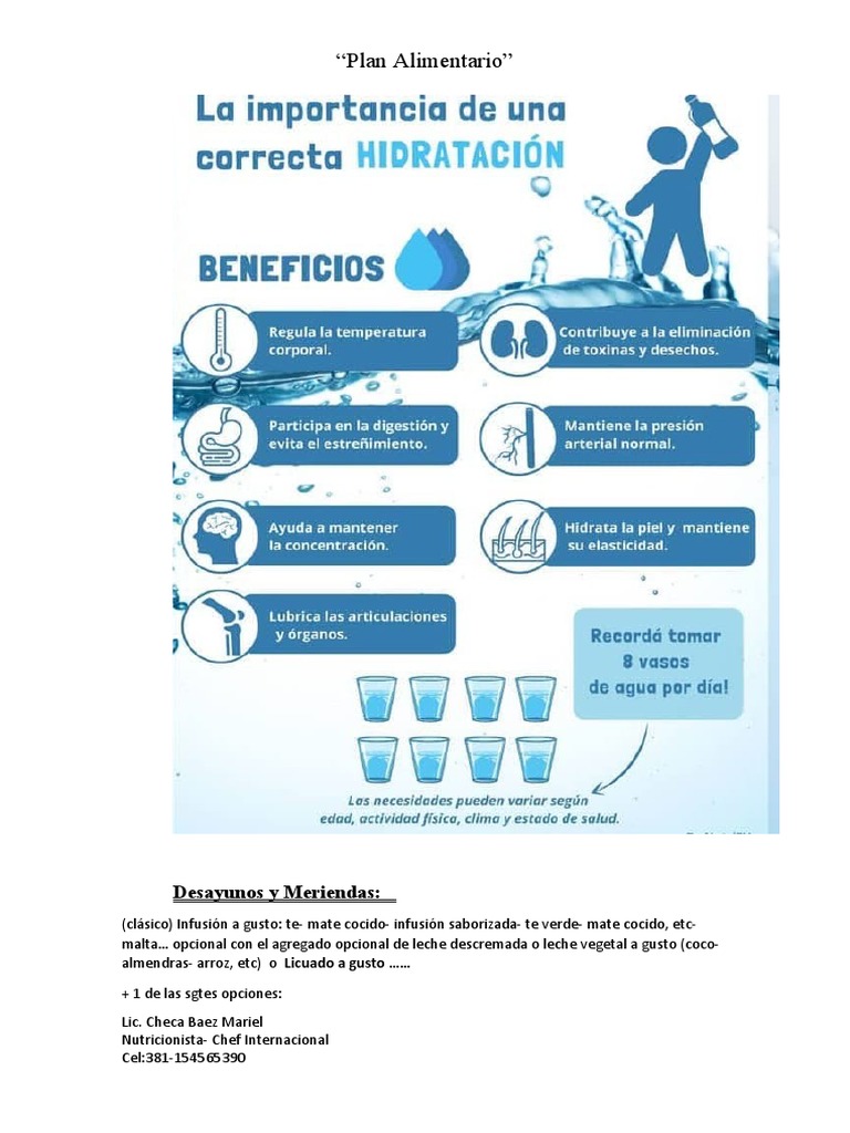 Plan Alimentario Noelia Arjona (Uno) S.M | PDF | Vegetales | Panes