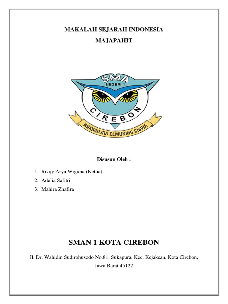 Makalah Sejarah Indonesia (Majapahit) | PDF