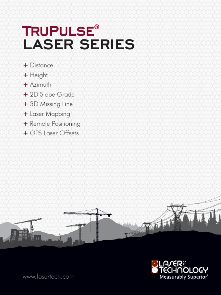 TruPulse-Series-Specifications | PDF | Surveying | Compass