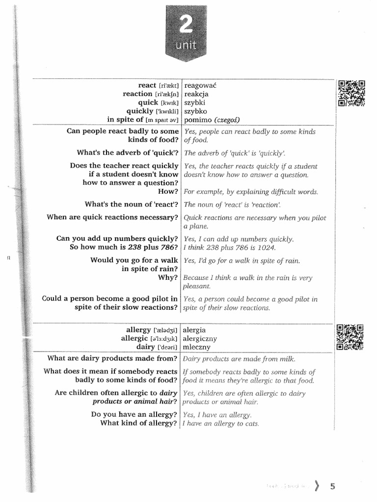 English Designed With Direct Method - Book 3 (PL) Unit 2a | PDF