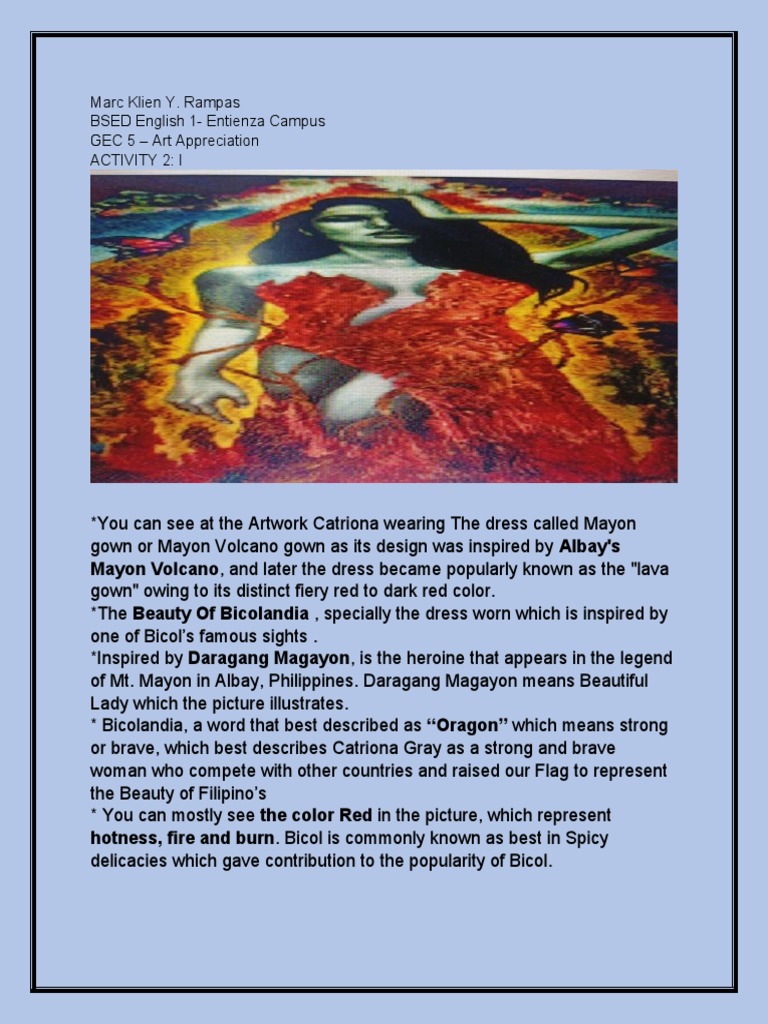 GEC 5 Activity 2 MKYRampas | PDF | Art