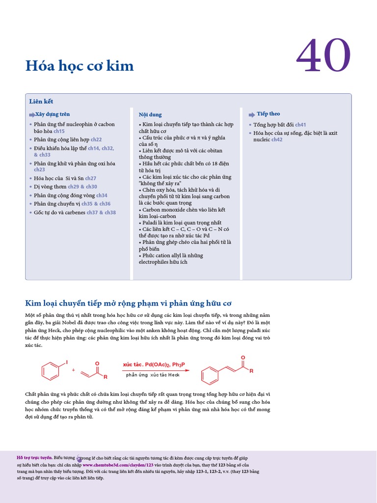 40 Hóa học cơ kim | PDF