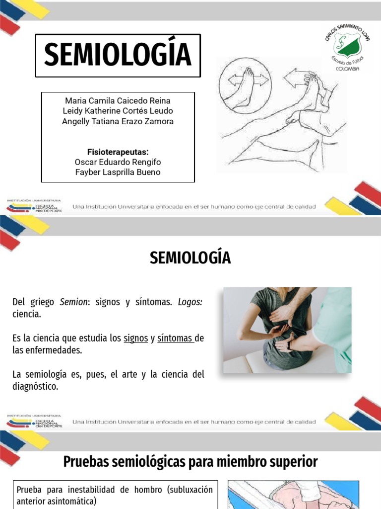 SEMIOLOGIA | PDF | Tobillo | Hombro