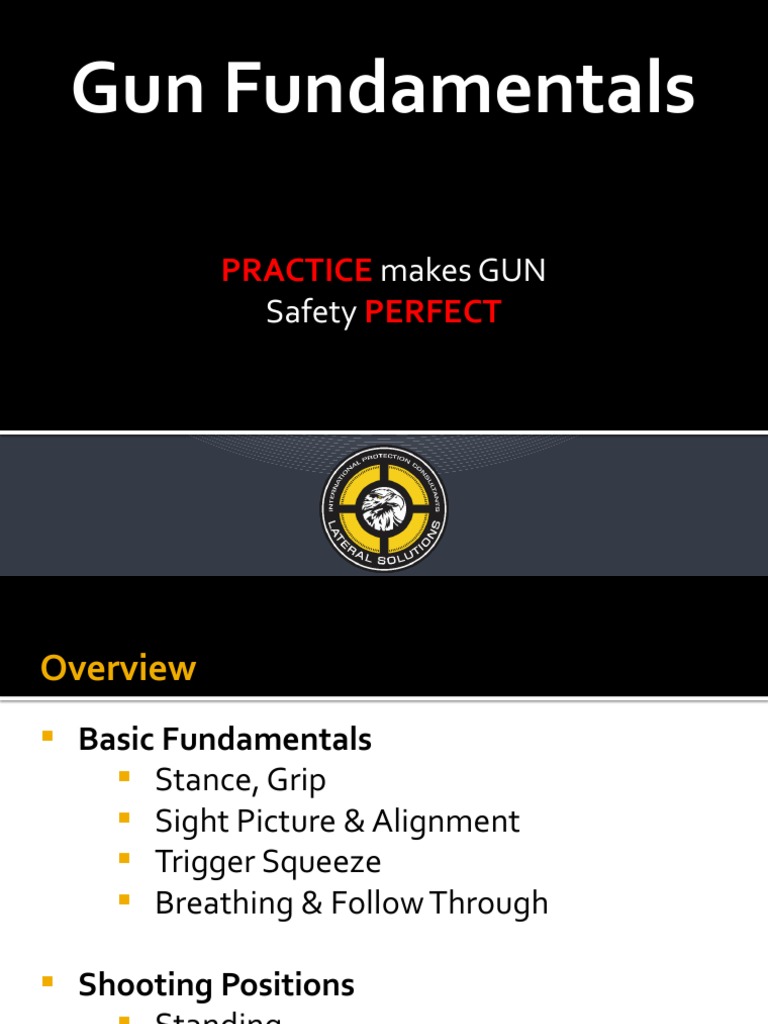 Gun Safety & Shooting Basics | PDF | Self-Improvement | Wellness