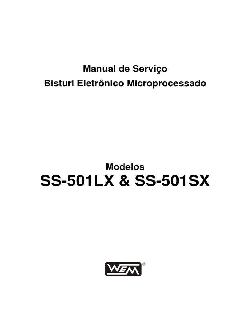 Manual Tecnico WEM 501x | PDF | Embalagem e rotulagem | Tempo