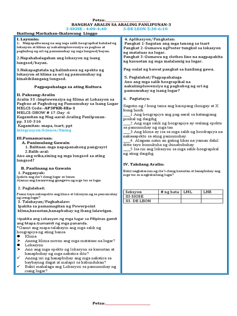 DLP AP3 Q3 Week 2 | PDF