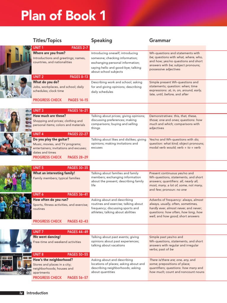 IC5 L1 - Scope - and - Sequence | PDF | Question | Verb