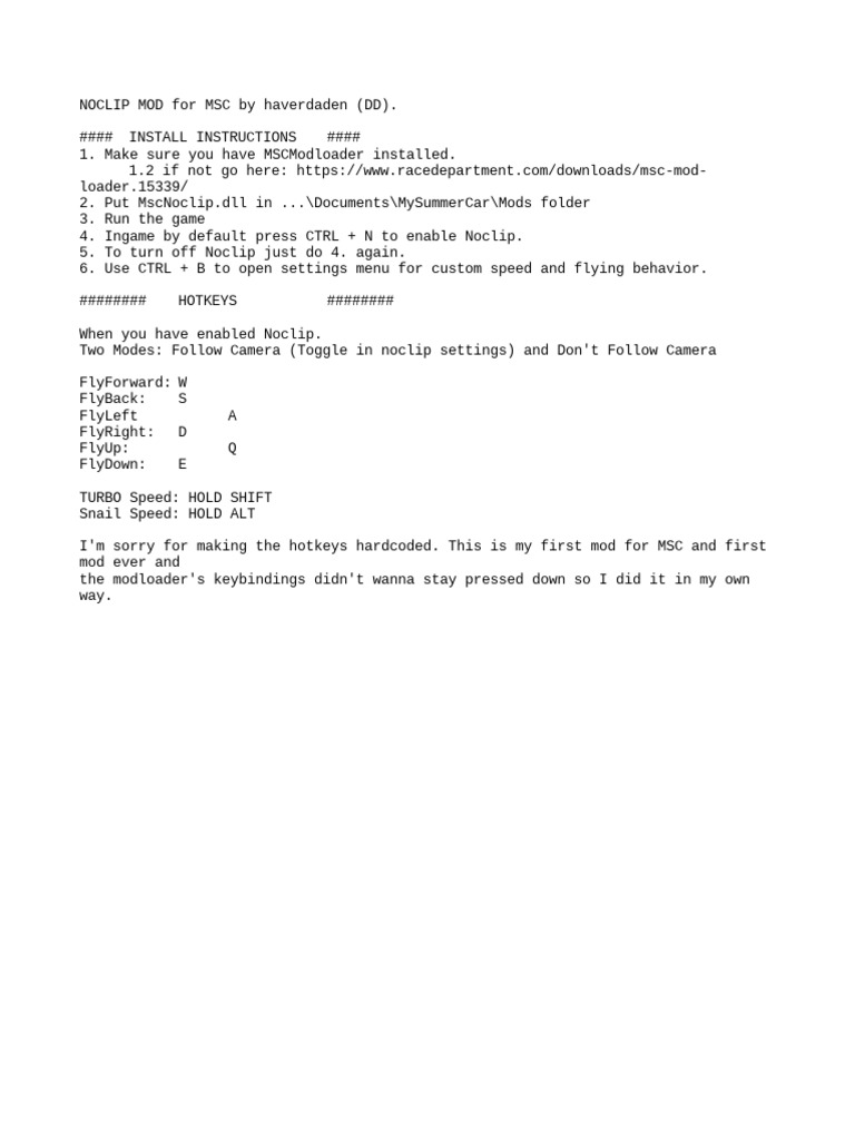 Install & Hotkeys | PDF