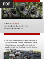 Marksmanship and Combat Shooting Handouts: Fundamentals Overview | PDF ...
