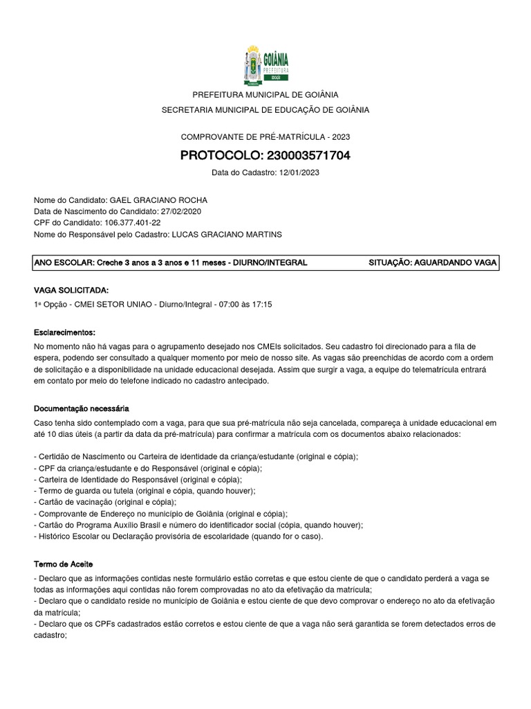 Protocolo | PDF