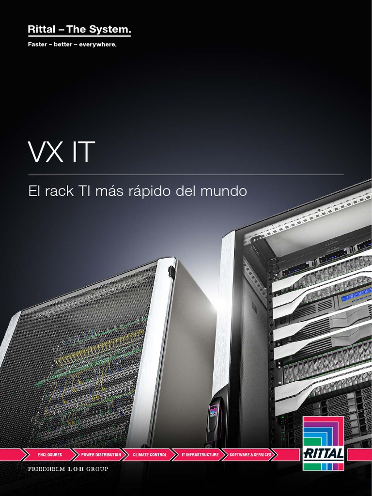 Rittal VX IT - El Rack TI Más Rápido Del Mundo 5 5230 | PDF | Computación en la nube | Servidor ...