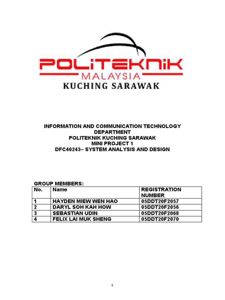 Project 1 - Daryl - Hayden - Felix - Sebastian | PDF | Information ...