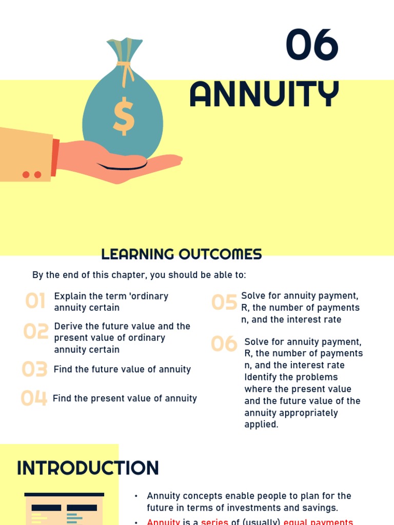 Chapter 6 Annuity | PDF | Interest | Present Value