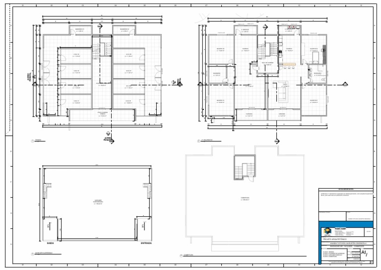 Arq01 - Planta Terreo, Andares e Cobertura | PDF