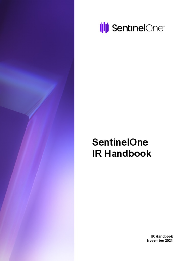 SentinelOne - IR Handbook - SentinelOne-IR-Handbook | PDF | Computing