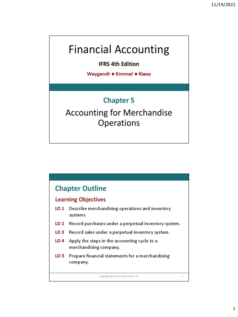 Financial Accounting: Accounting For Merchandise Operations | PDF ...