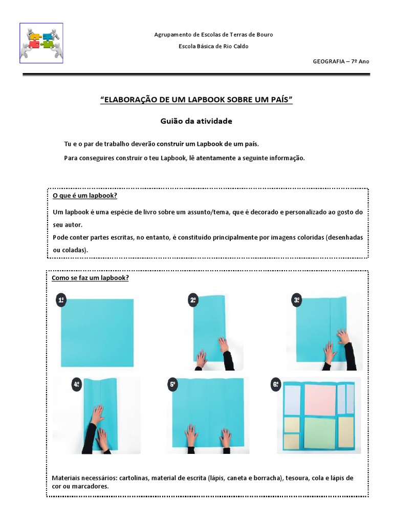 Guião - Lapbook de Um País | PDF