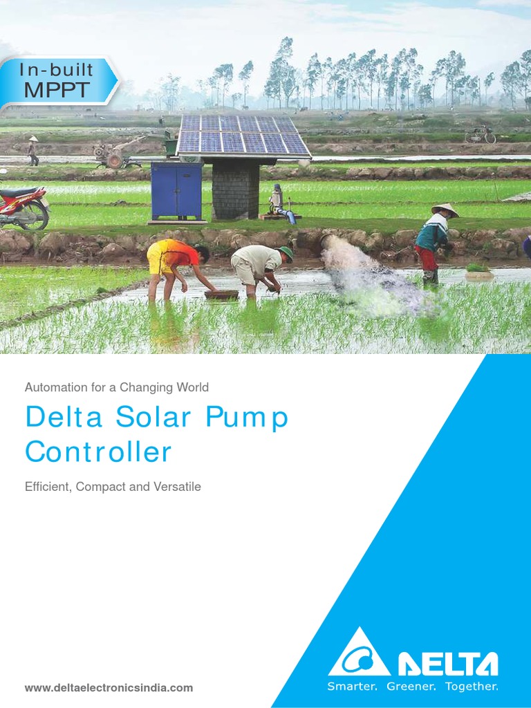 Delta Solar VFD Drives | PDF | Solar Power | Photovoltaic System