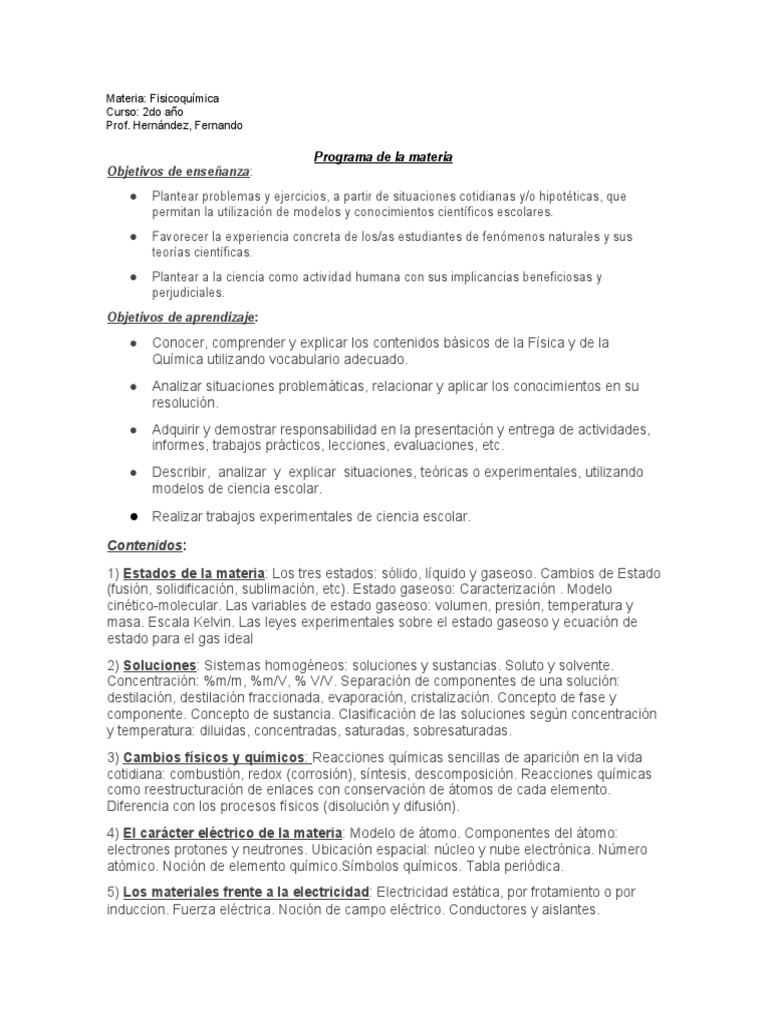 FQ2 Año | PDF | Electricidad | Magnetismo
