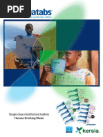 Sanichlor Tabs | PDF | Disinfectant | Hygiene