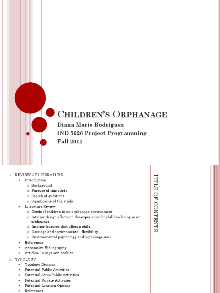 Children's Orphanage Environment | PDF | Psychology | Mentorship
