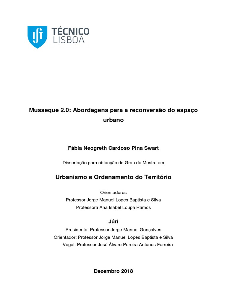 Musseque 2-0 - Abordagens para A Reconversao Do Espaco Urbano | PDF ...