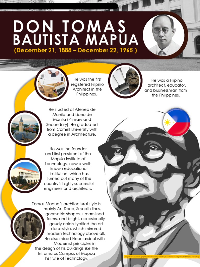 Don Tomas Bautista Mapua: First Registered Filipino Architect | PDF
