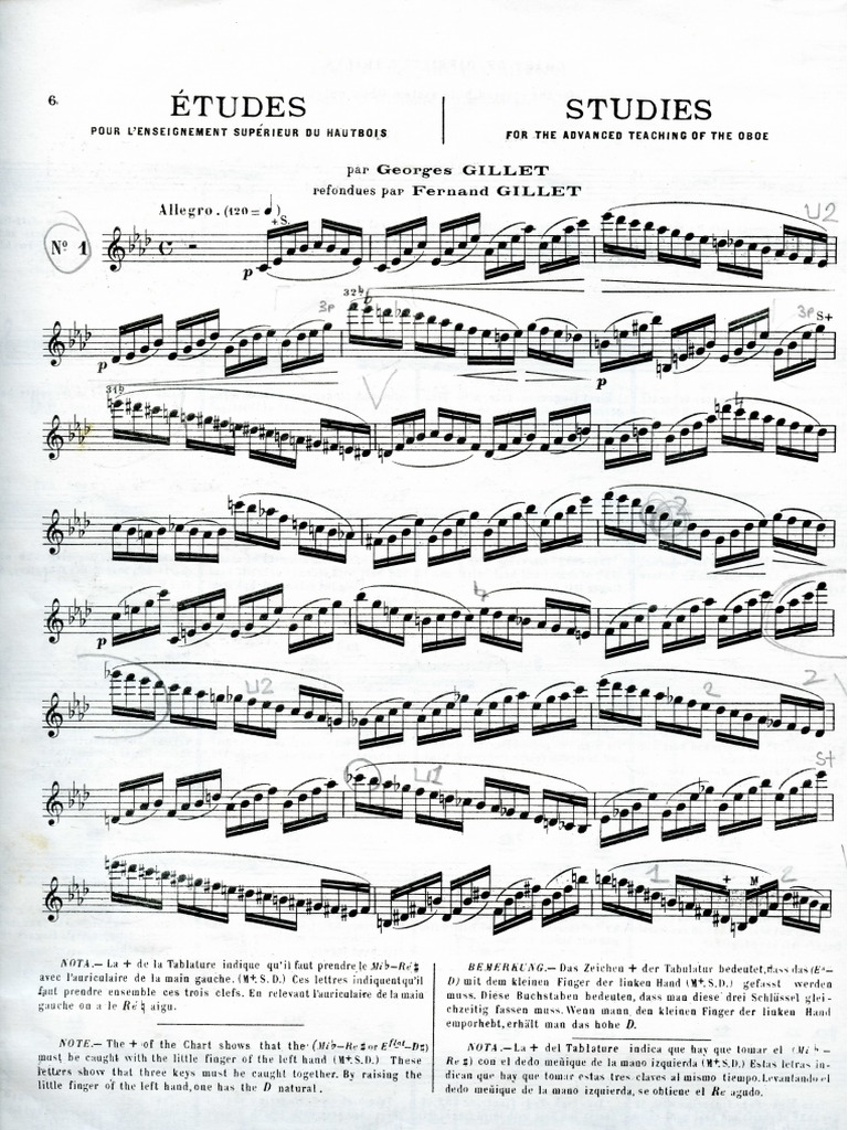 Gillet Études 1-11 | PDF