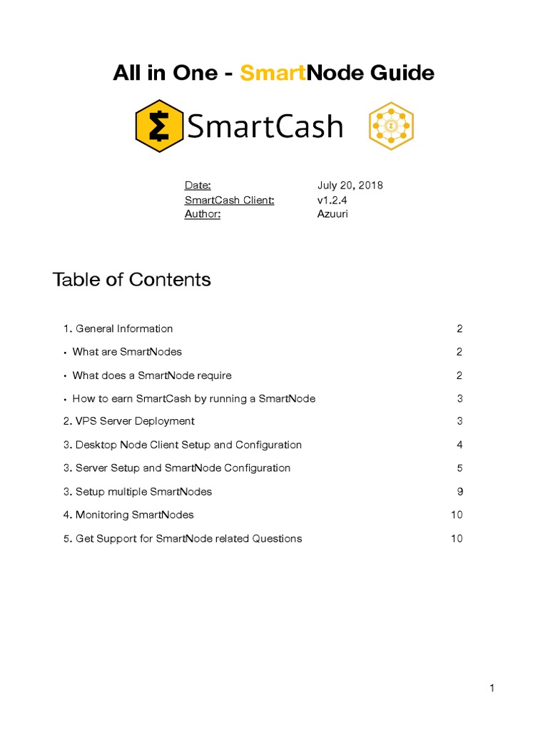 All In One Smartnode V124 Pdf Secure Shell Server Computing 