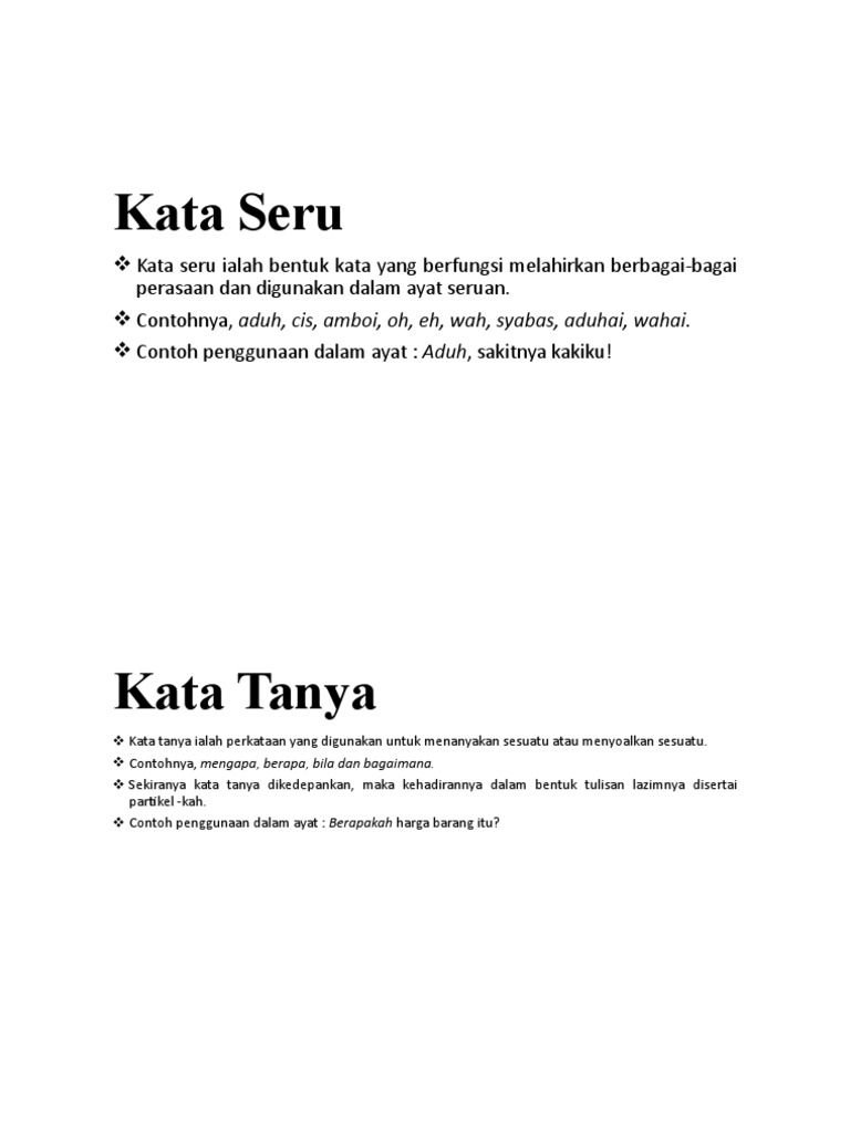 Kata Seru | PDF