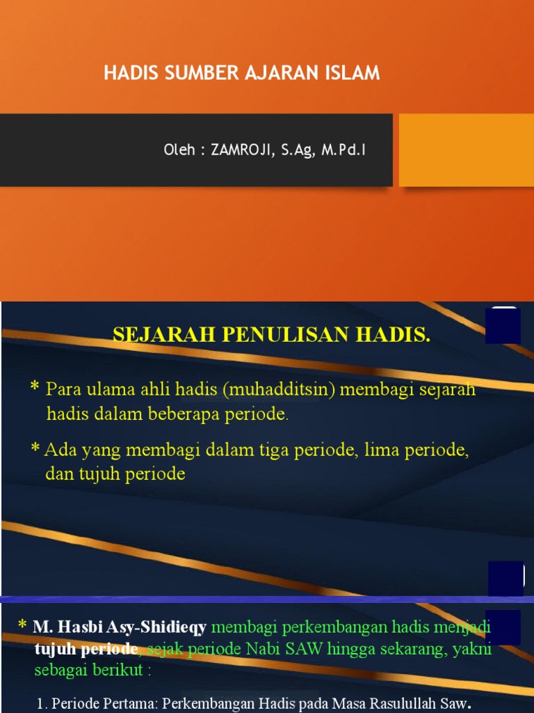 Perkembangan Hadis dalam Sejarah Islam | PDF