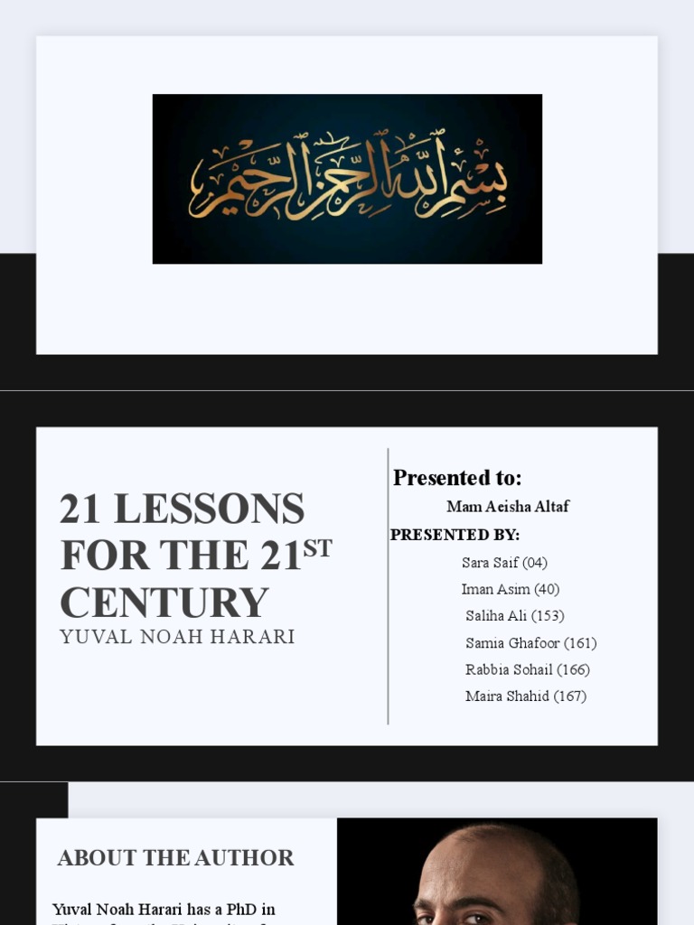 Insights from Harari's 21 Lessons | PDF | Human