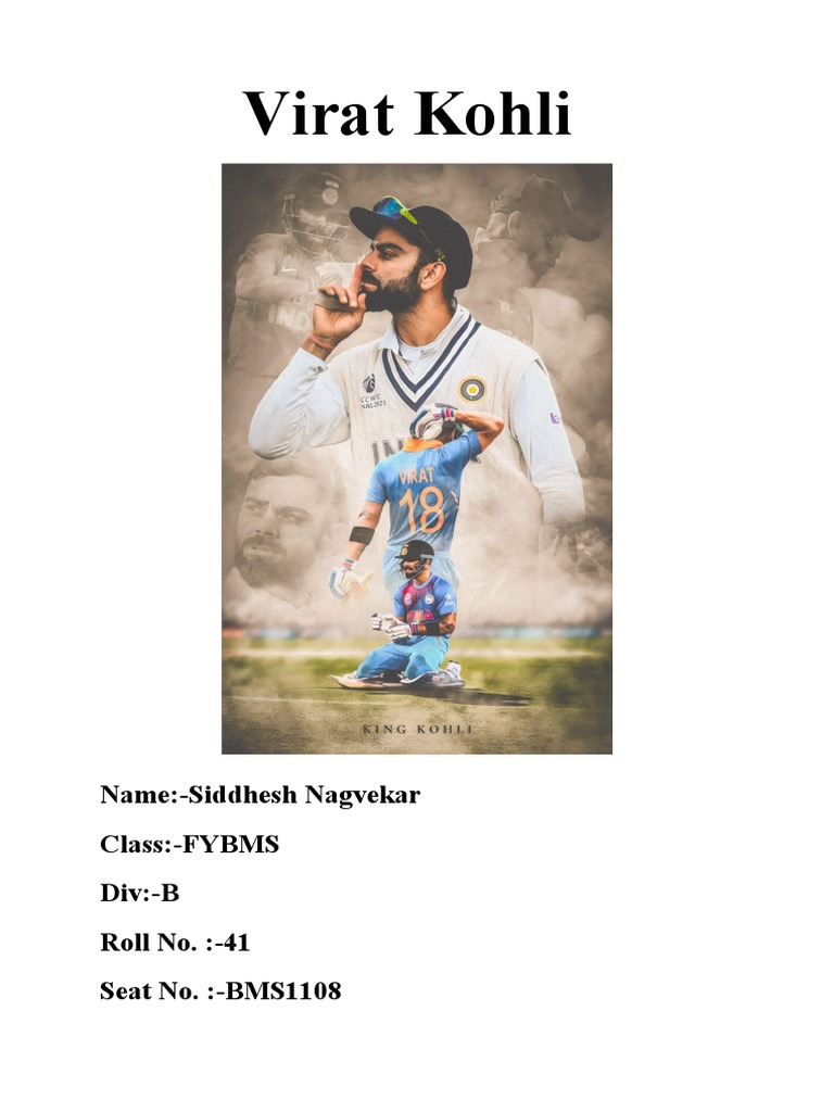 Virat Kohli | PDF | England Cricket Team | Cricket Competitions