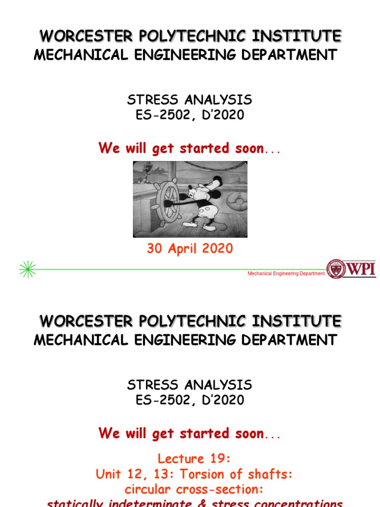Lect 19 Jkowhhpo | PDF | Stress (Mechanics) | Stress–Strain Analysis