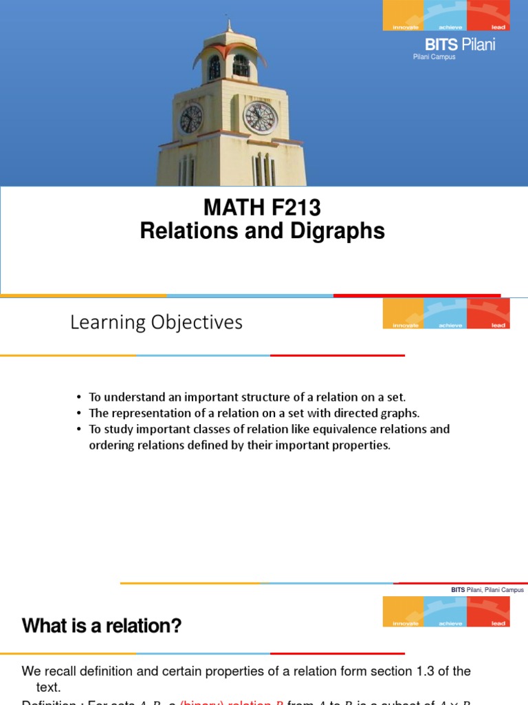 Relations and Digraphs | PDF | Vertex (Graph Theory) | Graph Theory