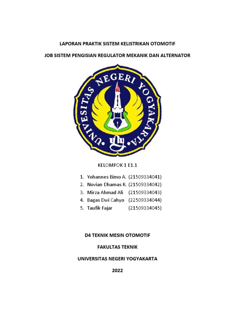 Fungsi dan Komponen Regulator Mobil | PDF